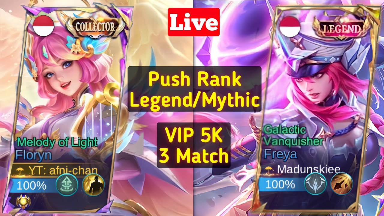 PUSH RANK VIP 5K/3 MATCH GUYS - YouTube