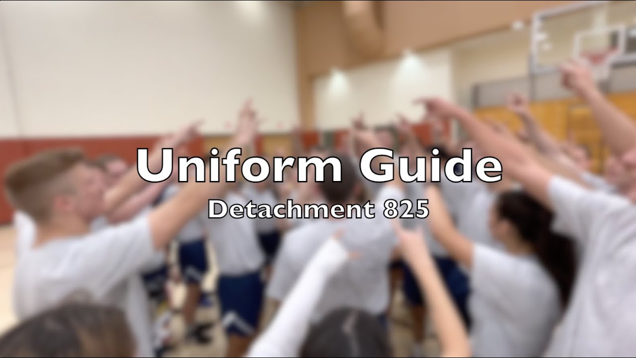 Uniform Guide l Detachment 825 - YouTube