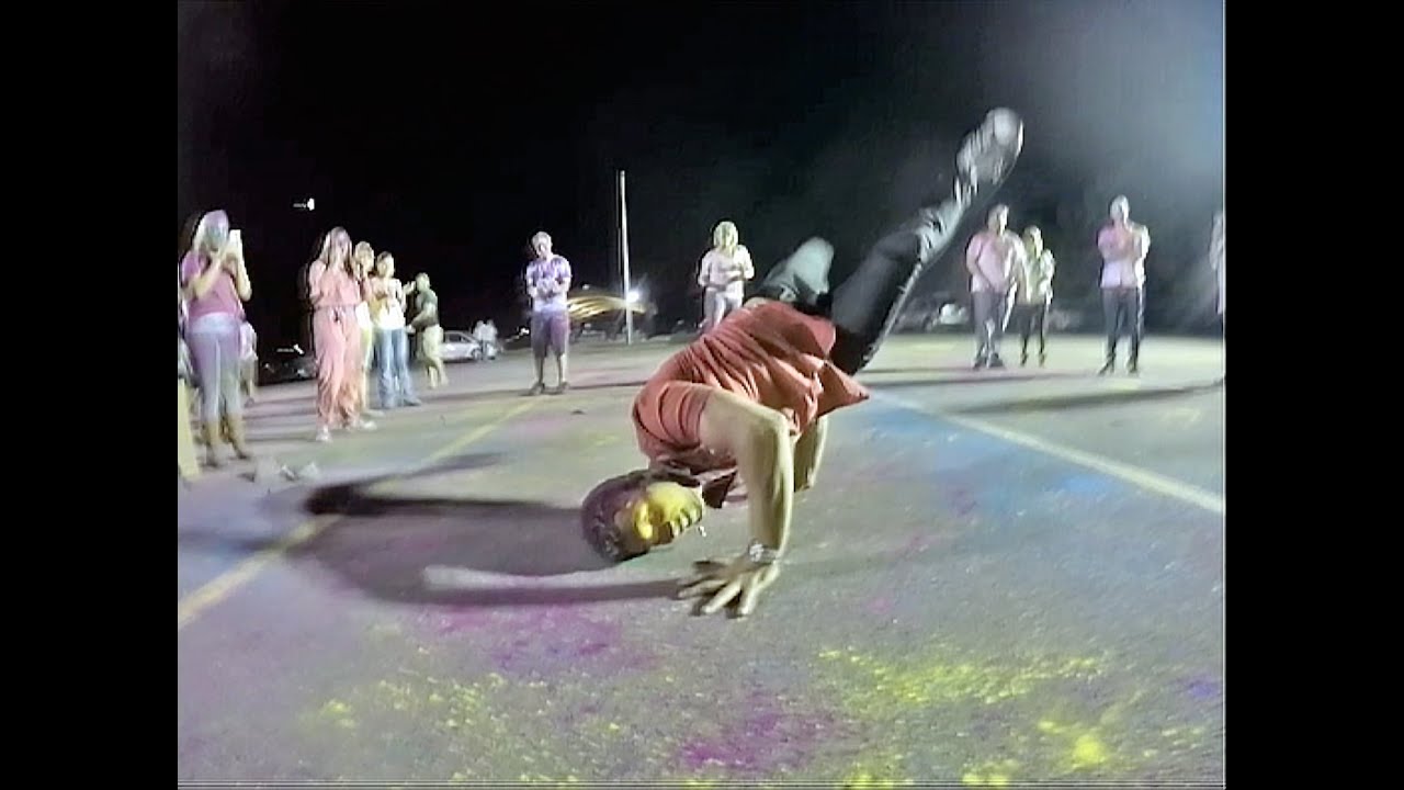 Young Single Adult Chalk Dance! - YouTube