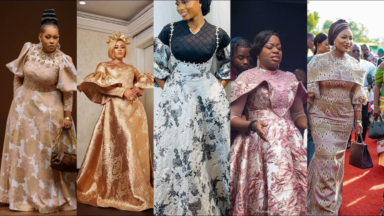 Damask Fabric design Styles, Gowns And Skirt And Blouse #ankara # ...
