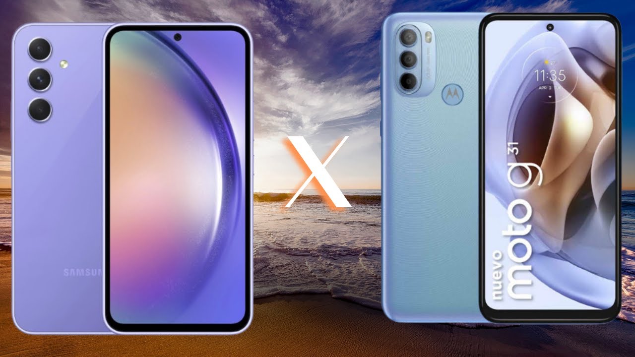 Comparativo Samsung Galaxy A54 5G X Moto G31 - YouTube