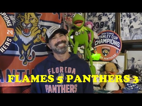 Florida Panthers Blow Another Lead To Flames 5-3 - YouTube