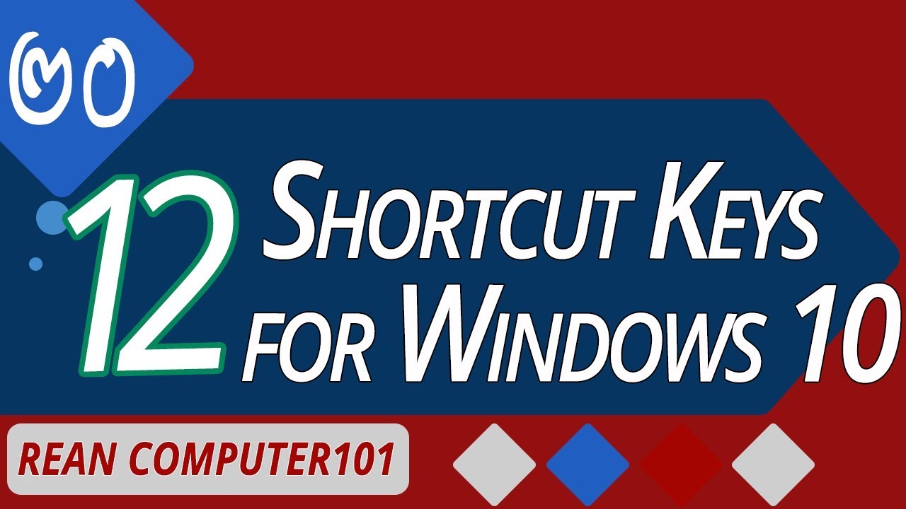 ១២ Keyboard shortcut លើ Windows 10 ដែលអ្នកត្រូវដឹង | rean computer101 ...