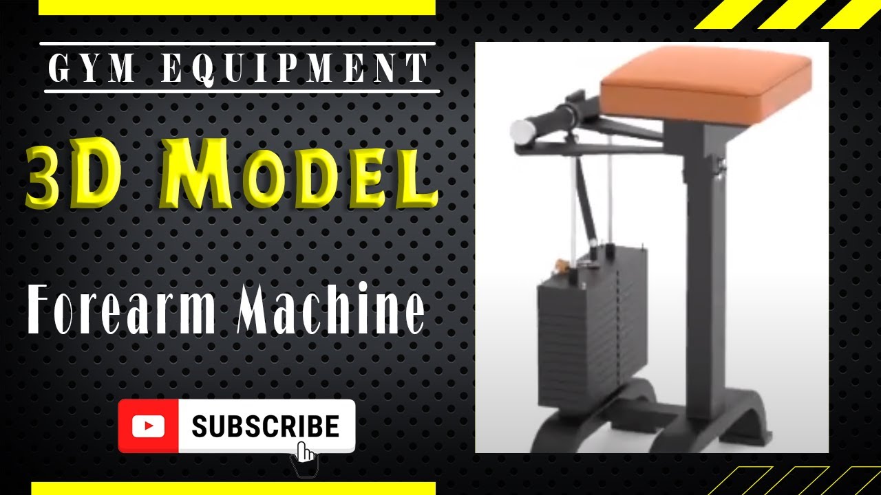 GYM Equipment | 3D Model | Forearm Machine | VRx Academy - YouTube