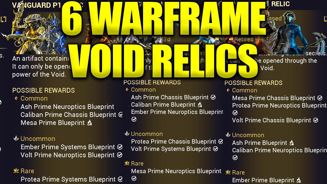 Warframe Prime Vanguard Rotation 1: The Ultimate Relic Farming Guide! | Vortex Gaming