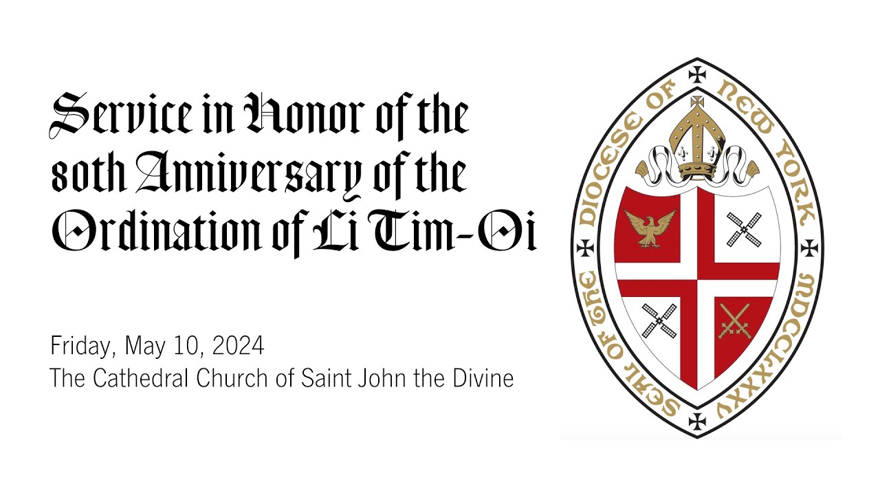 Service in Honor of the 80th Anniversary of the Ordination of Li Tim-Oi ...