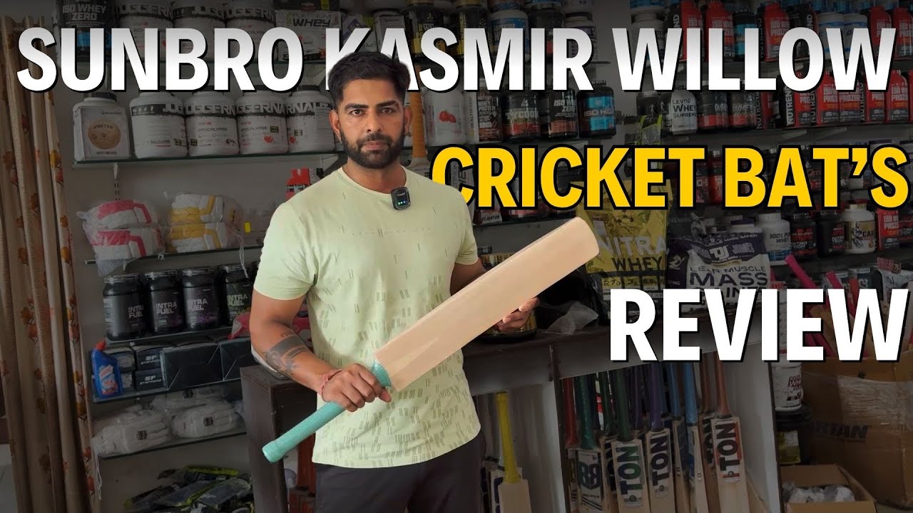 Sunbro Kasmir Willow Cricket Bat's Review | Best Cricket Gear Online ...