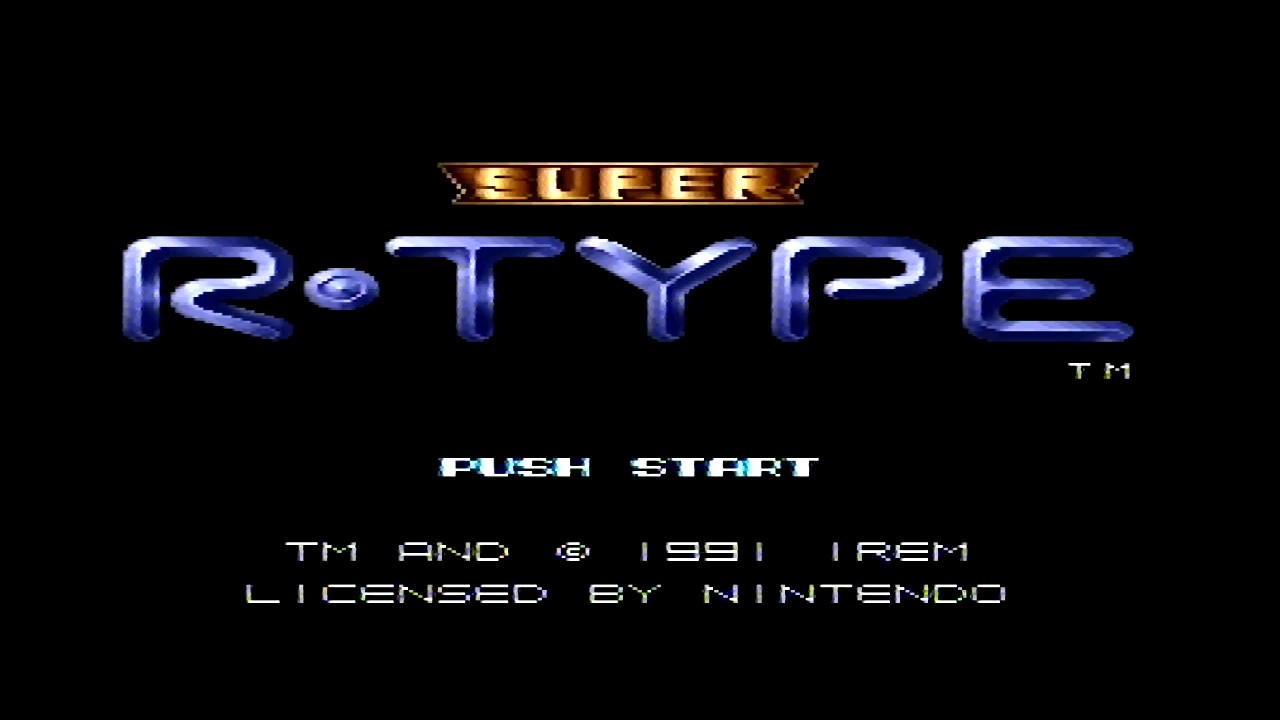 Super Nintendo - Super R-Type - YouTube