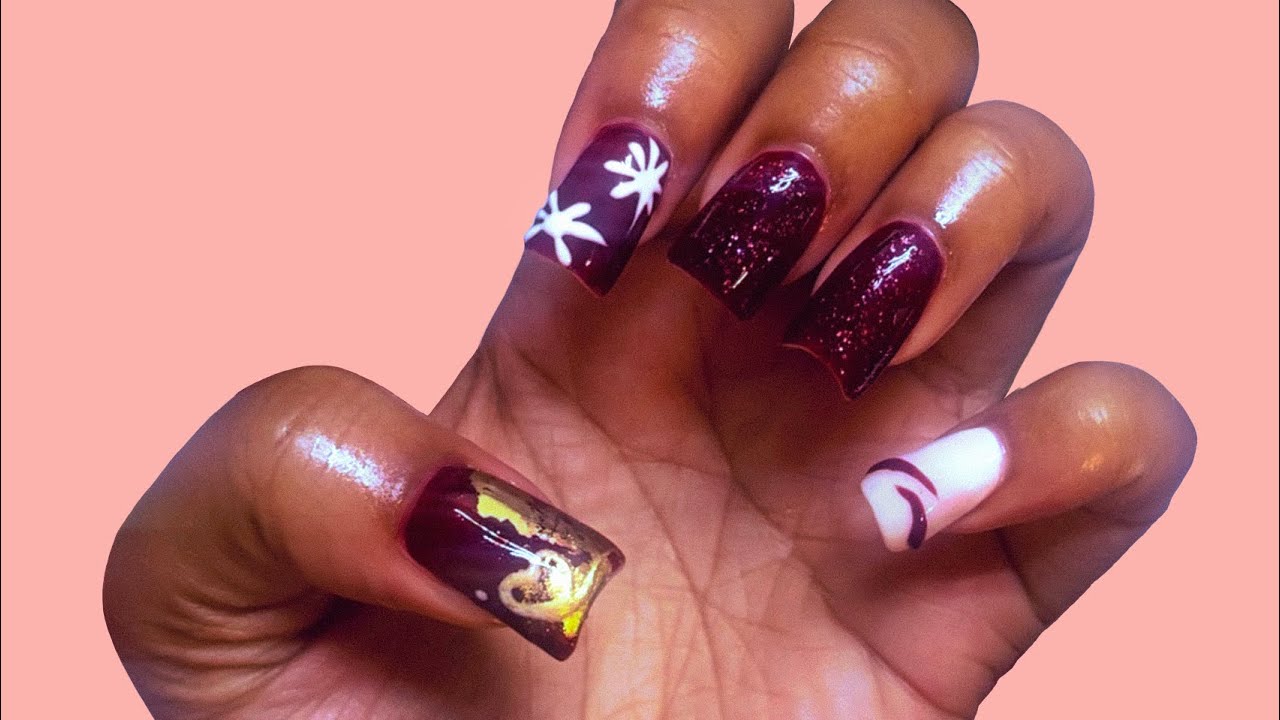 “Free styling Red Polygel nails: The Unplanned masterpiece” - YouTube