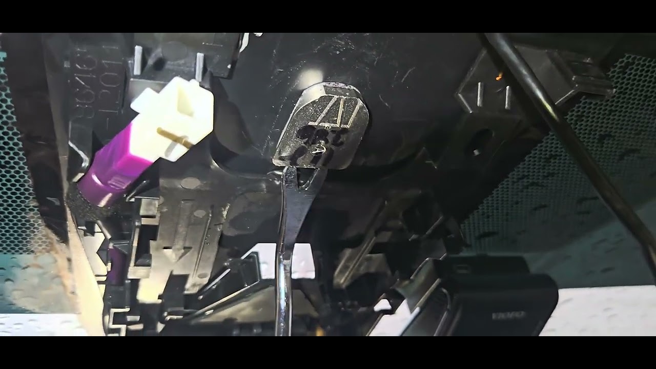 How to Remove and Install New Rear View Mirror Clip Type. Toyota and ...