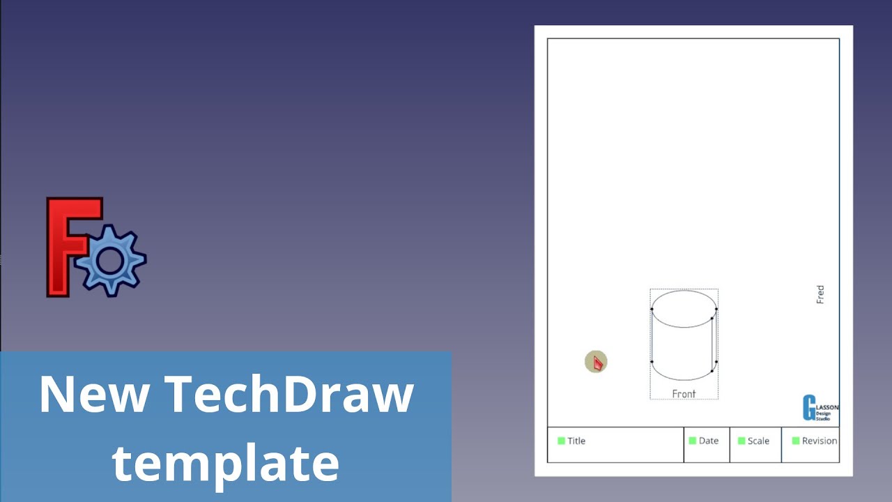How to modify an exisitng TechDraw workbench template - YouTube