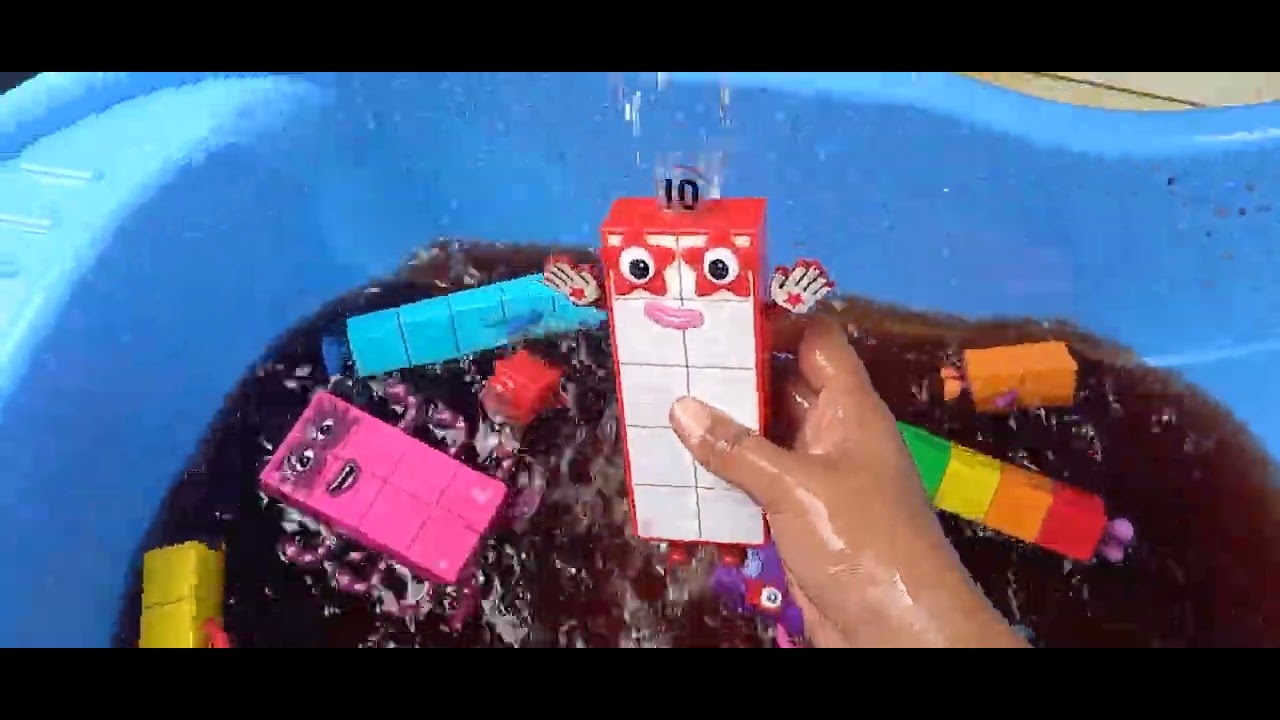 Numberblocks – The Fun Of Numberblock Playing And Bathing In Colorful ...