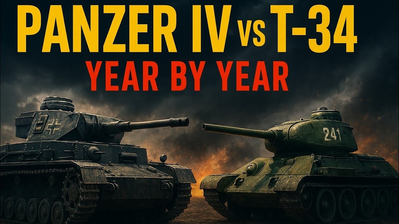 Panzer IV vs T-34: WWII’s Greatest Tank Rivalry – Year by Year - YouTube