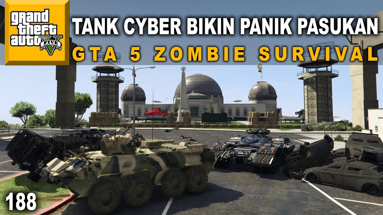 GTA 5 MOD ZOMBIE SURVIVAL - BASE DISER4NG PERTAMA KALI #188 - YouTube