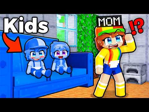 PARENTS vs KIDS Hide and Seek in Meccha Chameleon!