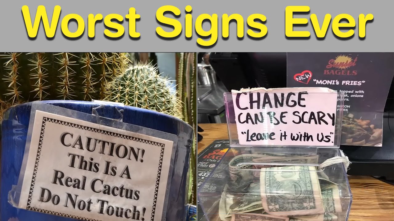 Worst Signs Ever That Somehow Turned Into Comedy Gold 😂|| Daily Humor ...