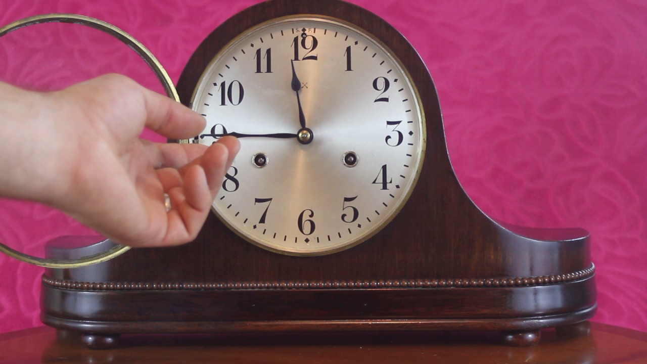 Vintage Art Deco German 'WURTTEMBERG-HAC' Mantel Clock with Westminster ...