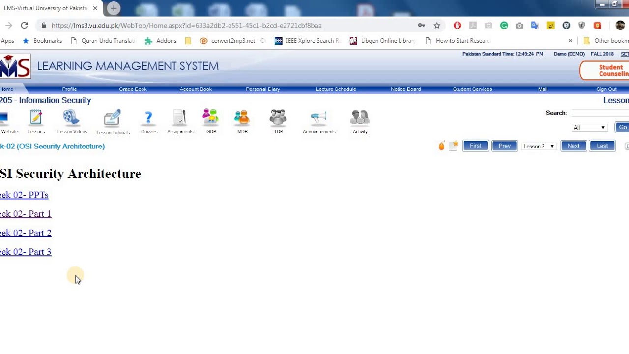 How to download course contents from VULMS - YouTube
