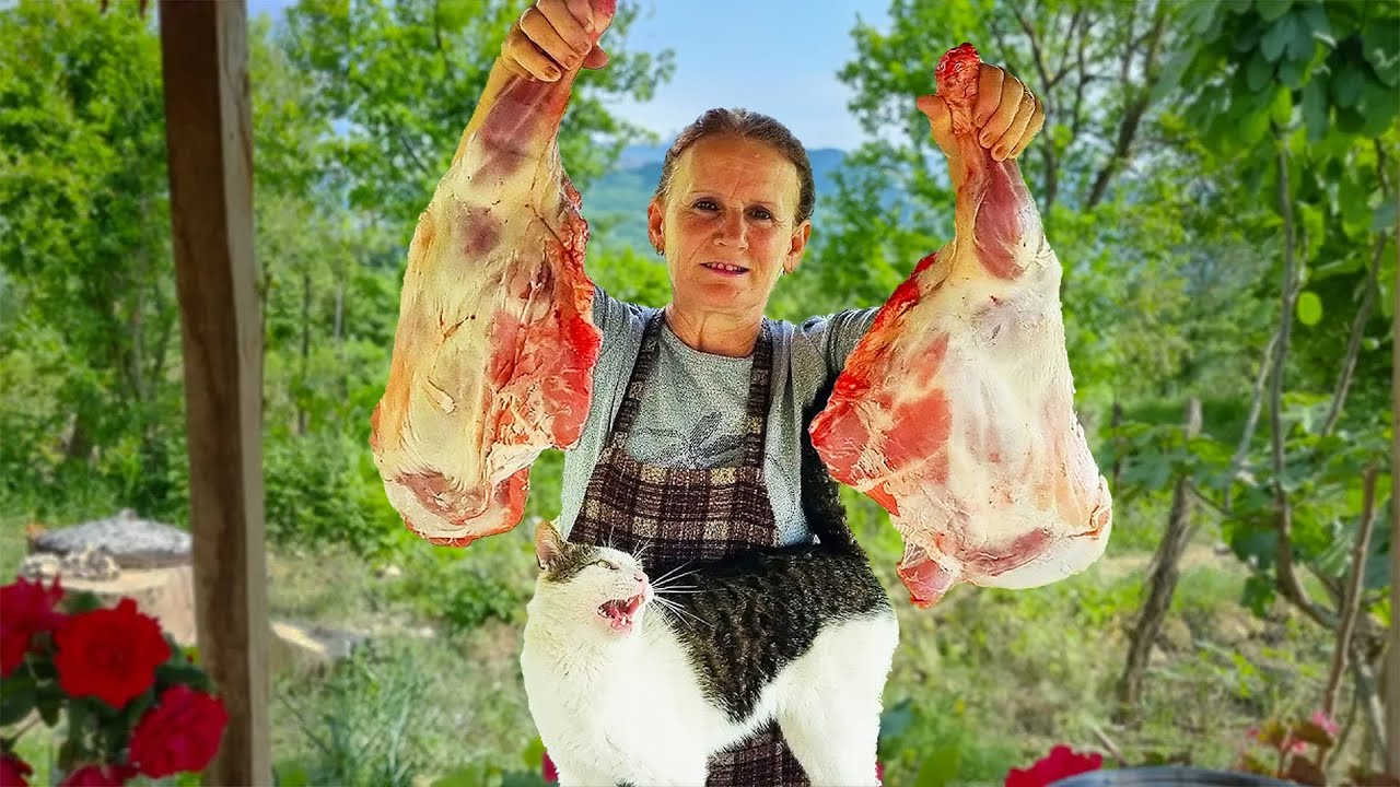 Lamb Meat and Rice: Traditional Albanian Cuisine 🇦🇱 - YouTube