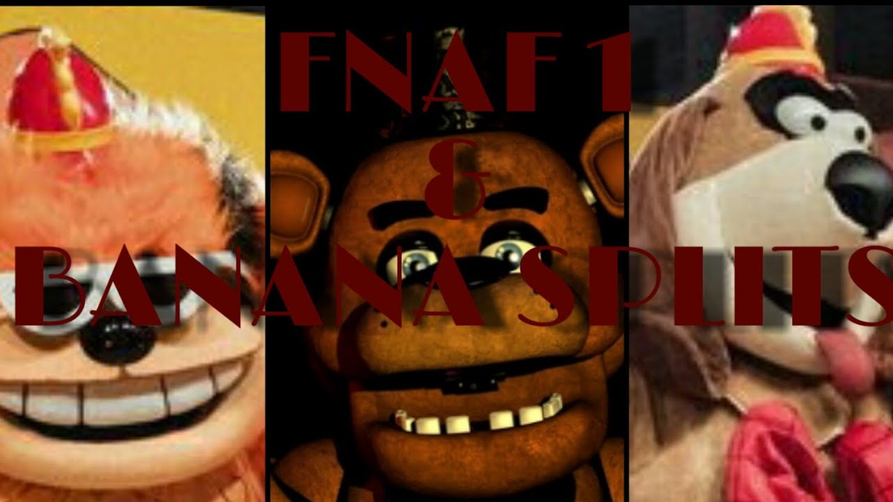 FNaF 1 & Banana split the movie animatronics sing FNAF song - YouTube