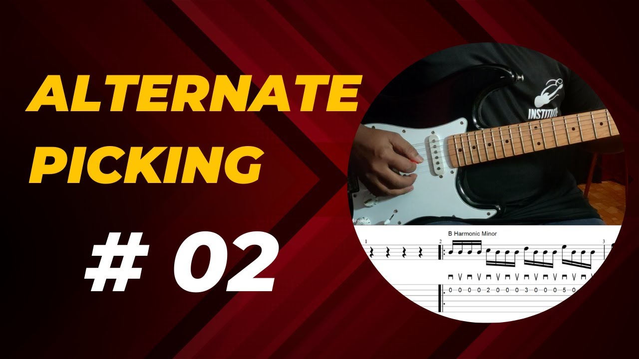 Alternate Picking Exercises #02 | Aerobic - YouTube