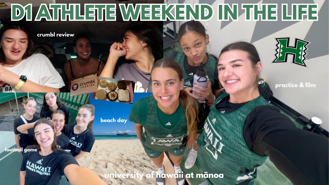 D1 student-athlete weekend in the life ⛹🏻‍♀️🏝️ | univ. of hawai'i at ...