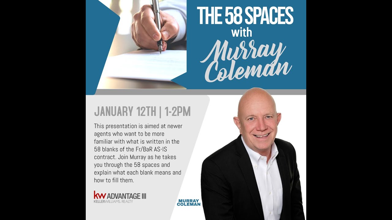 The 58 Spaces With Murray Coleman - YouTube
