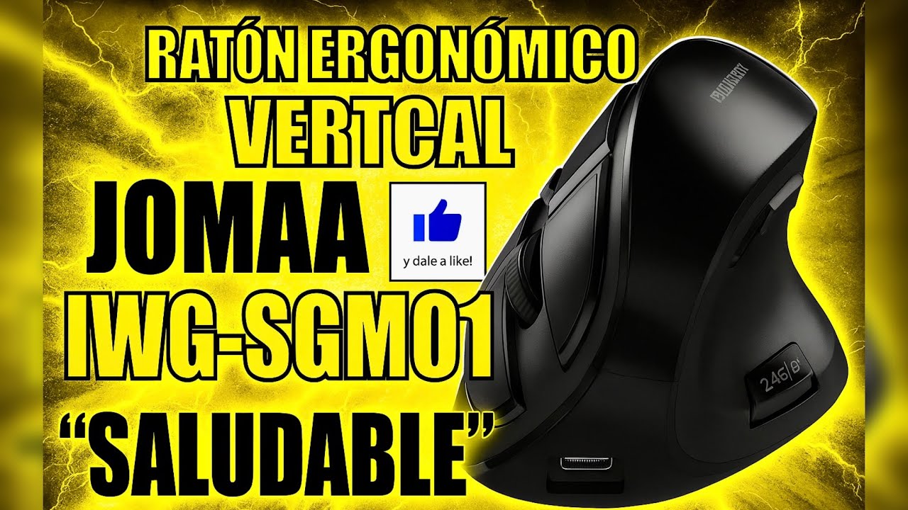 Raton ERGONÓMICO Vertical JOMMA IWG-SGM01 "Saludable", Unboxin y Review ...