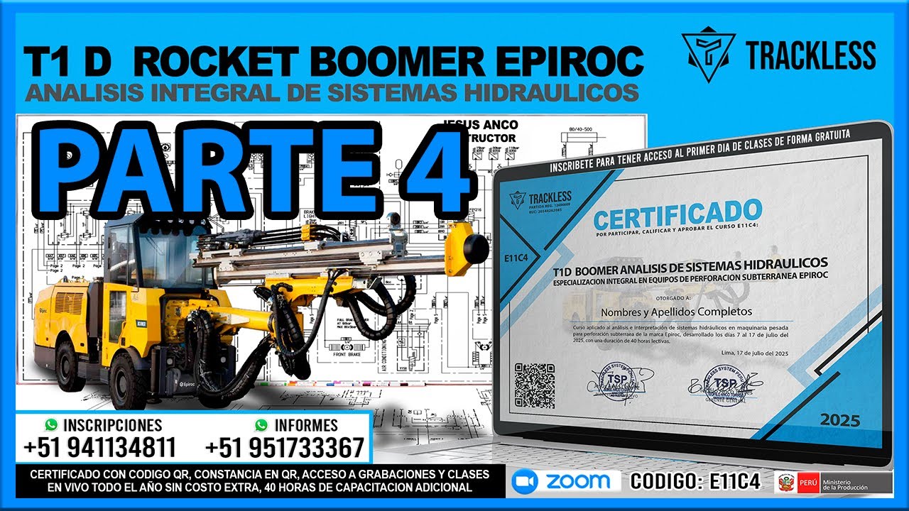 T1 D ROCKET BOOMER EPIROC - PARTE 4 - YouTube