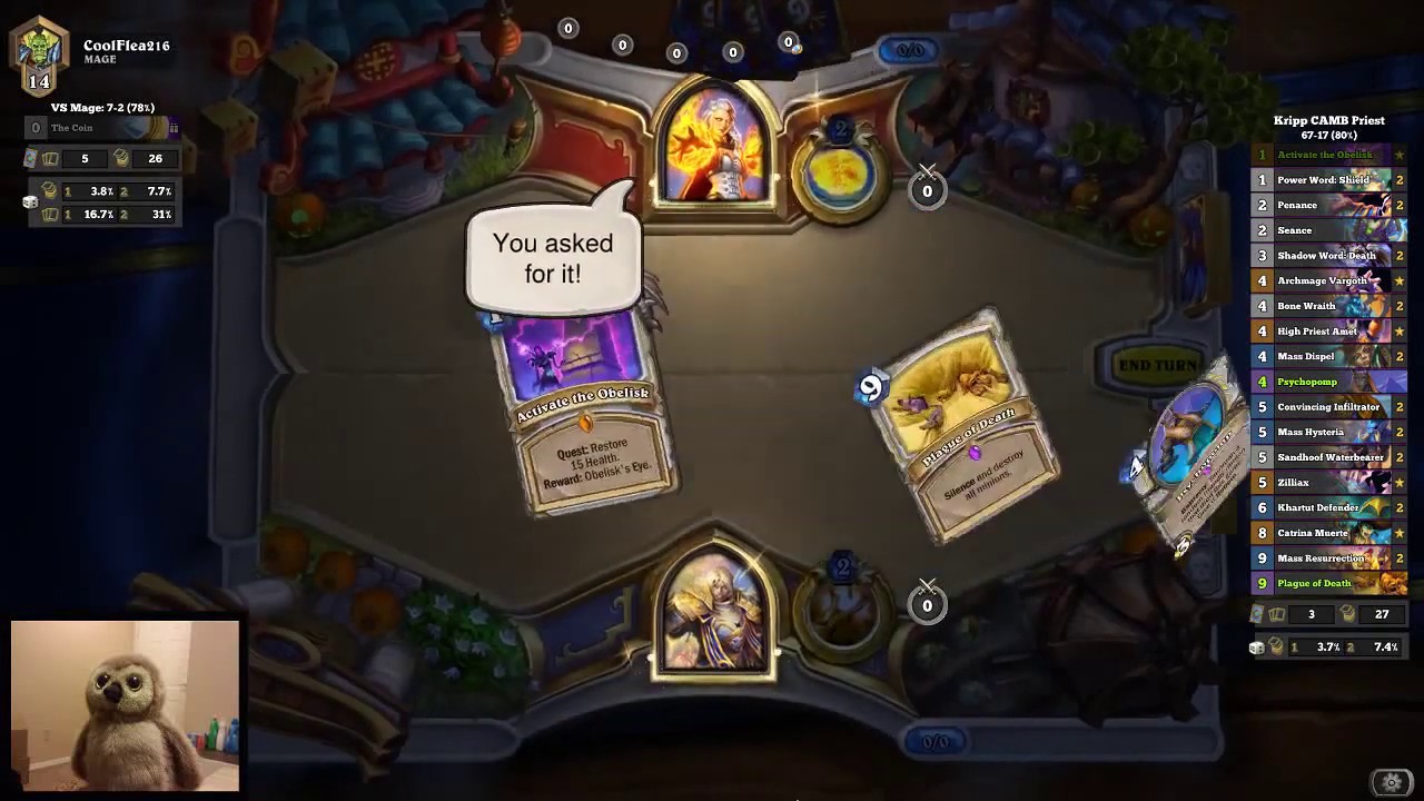 Phew Wee! :: Kripp CAMB Priest :: Saviors of Uldum :: Hearthstone - YouTube