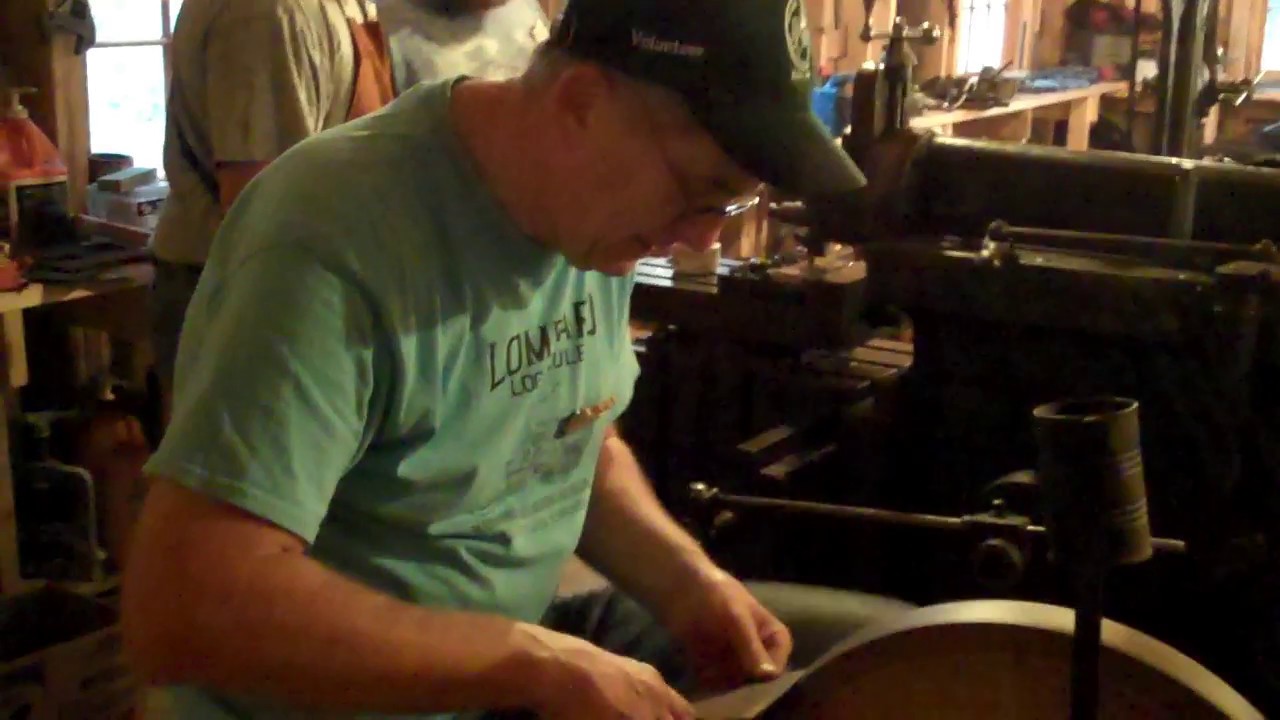 Foot Powered Grindstone - YouTube