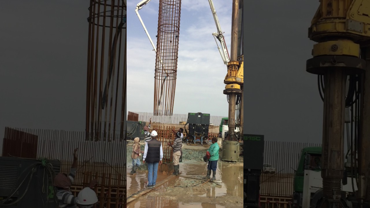 Piles Work With Permanent Casing - YouTube