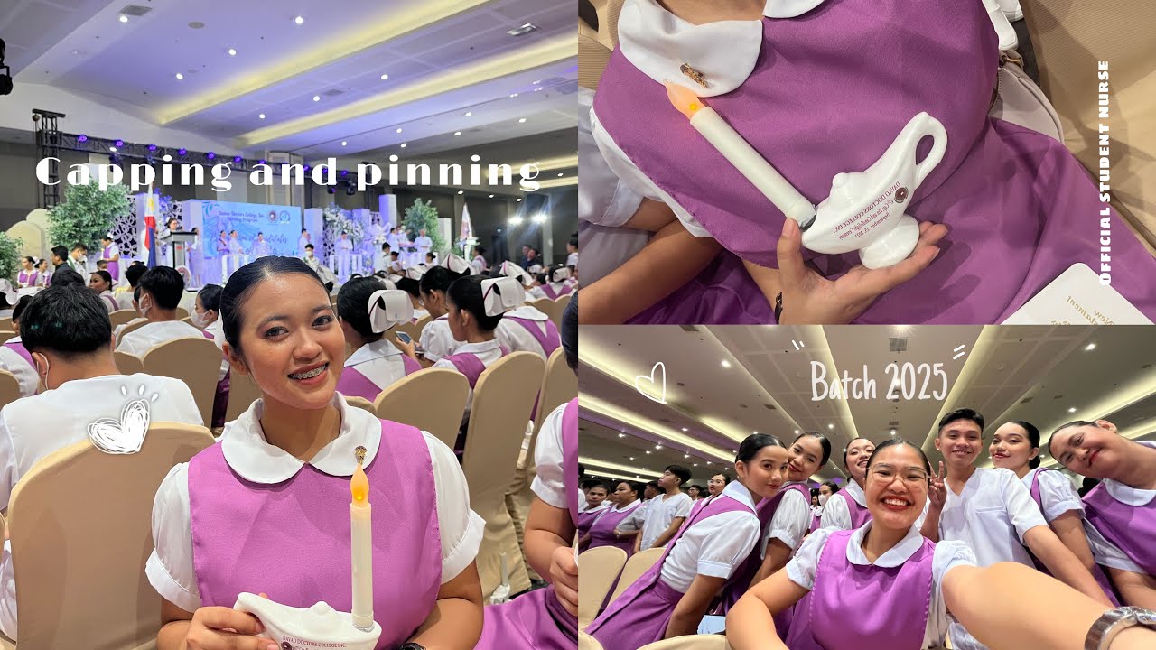 I am officially a student nurse ! 🩺 • Capping and pinning ceremony 💜 ...