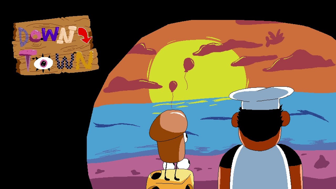 Down Town P Rank || Pizza Tower Custom Level - YouTube