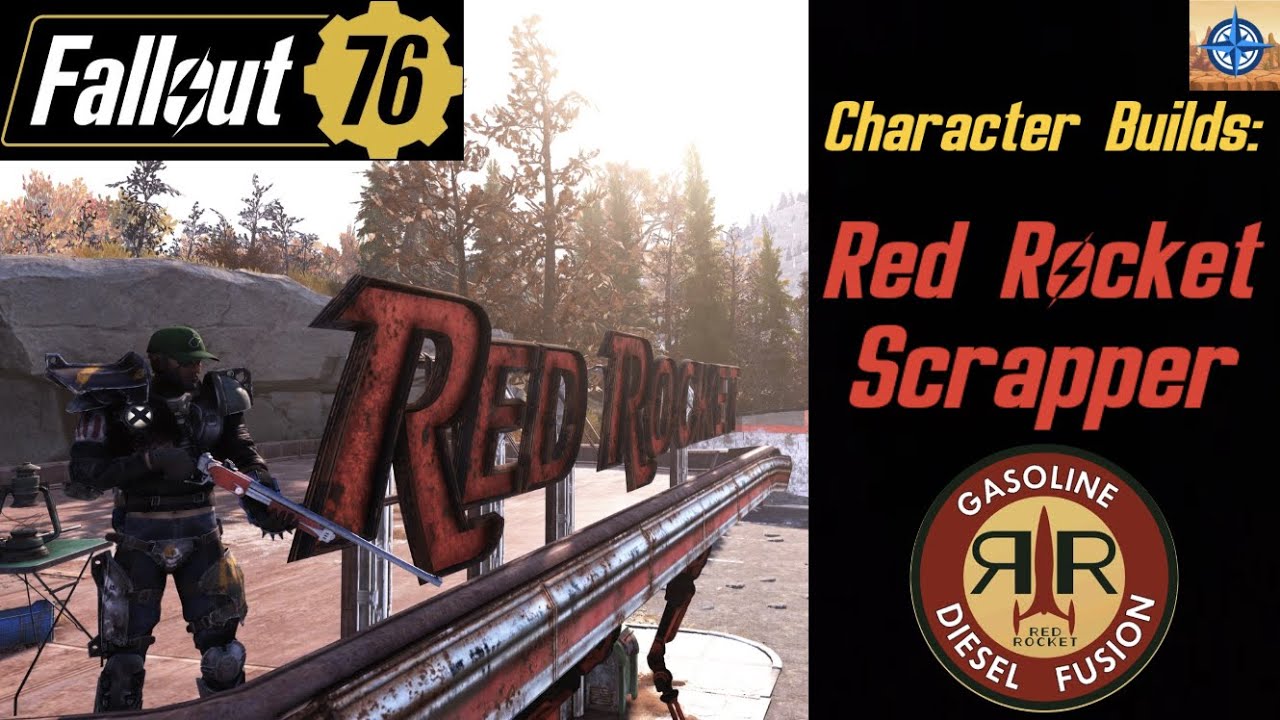 Fallout 76 Character Builds: Red Rocket Scrapper - YouTube