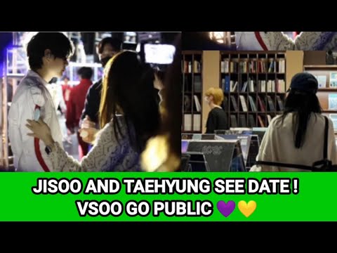 JISOO AND TAEHYUNG SEE DATE! VSOO GO PUBLIC 💜💛