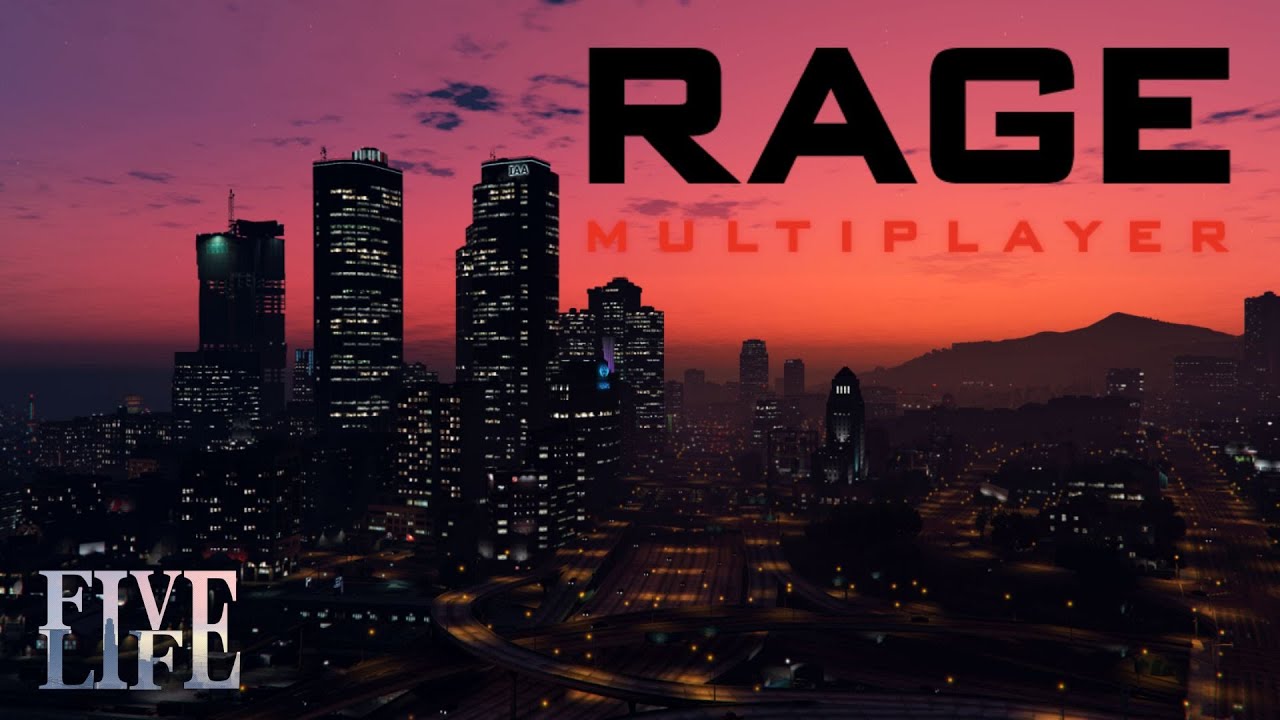 RAGE MP -Wbijamy na serwer FIVE LIFE - YouTube