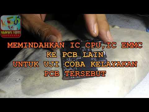 memasang cpu msm 8917 4aa dan ic emmc redmi note 5a - YouTube