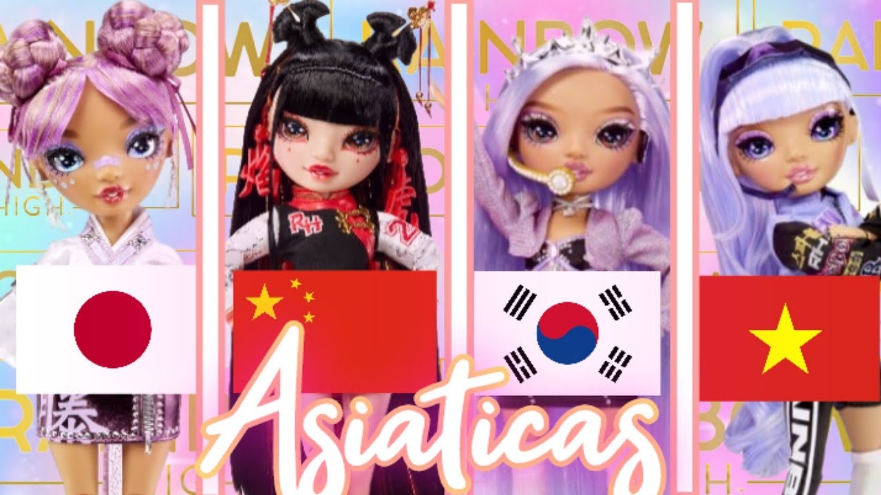 Hay RAINBOW HIGH Asiaticas? Personajes de Asia ️⭐ - YouTube