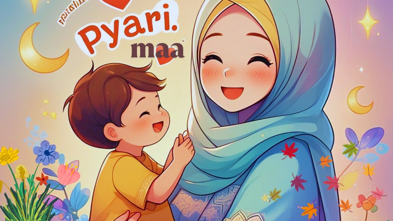 Pyari Maa | best poem | kids songs | best urdu / hindi poem | Mother's ...