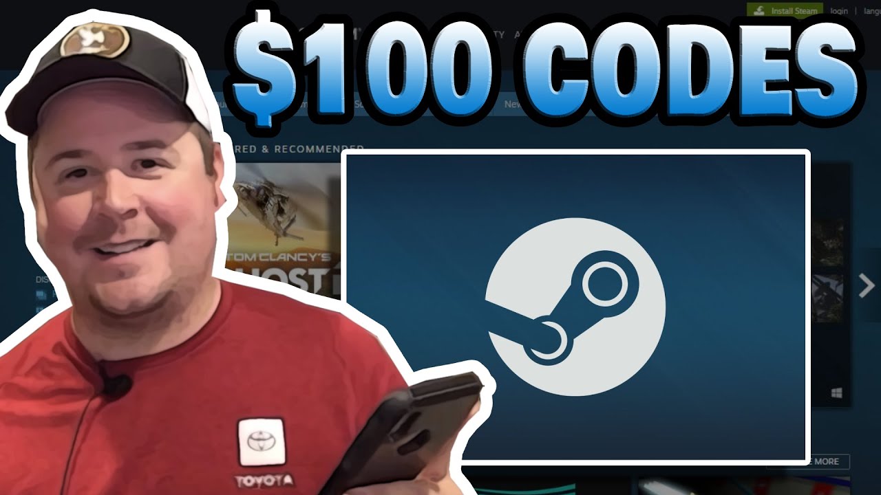 Free $100 Steam Gift Card Codes | How to get Free Steam Codes 2024 ...