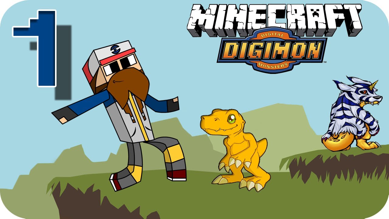 Digimon en Minecraft Episodio 1 | ¿Que digimon? - YouTube