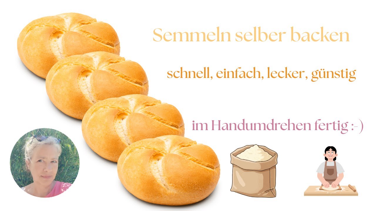 Semmeln selber backen - YouTube
