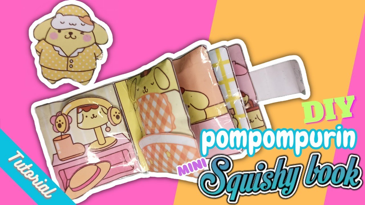 DIY Pompompurin mini Squishybook | Tutorial | #recreate #diy # ...