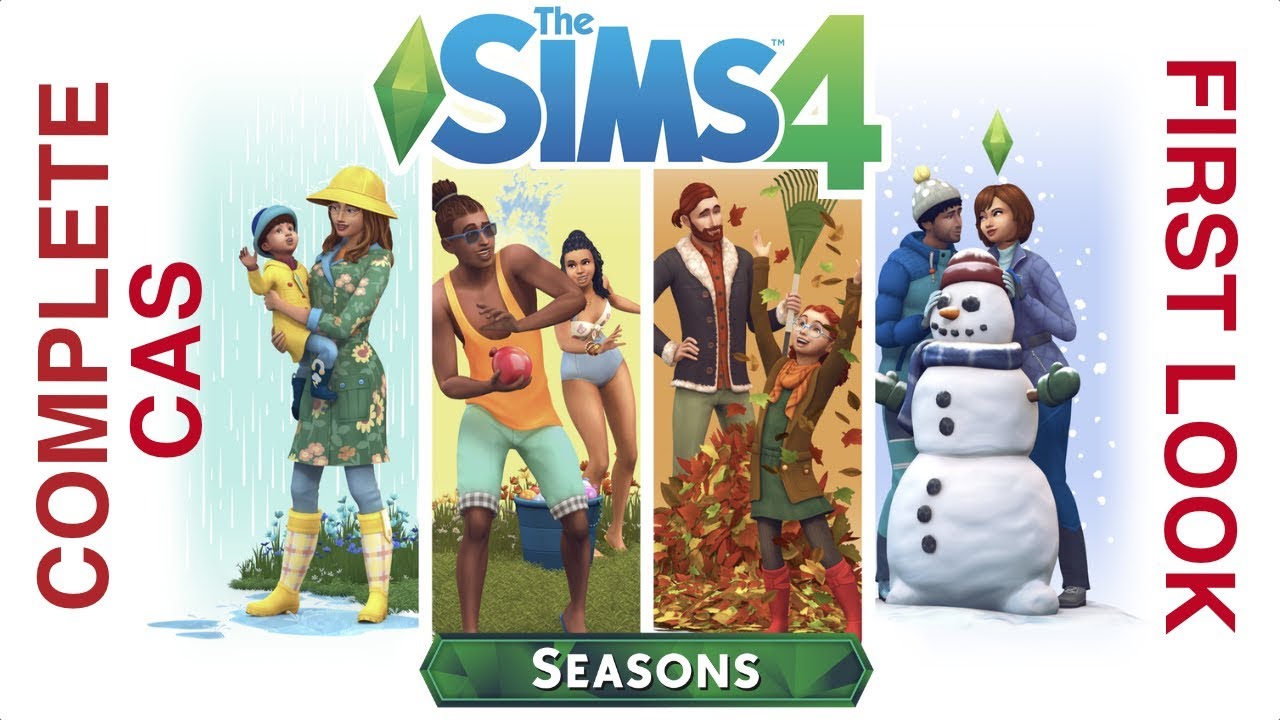 Sims 4: Seasons - Exclusive Create a Sim (CAS) Complete Overview ...