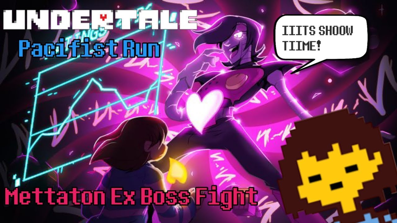 Undertale Mettaton EX Boss Fight (Pacifist Run) - Undertale - YouTube