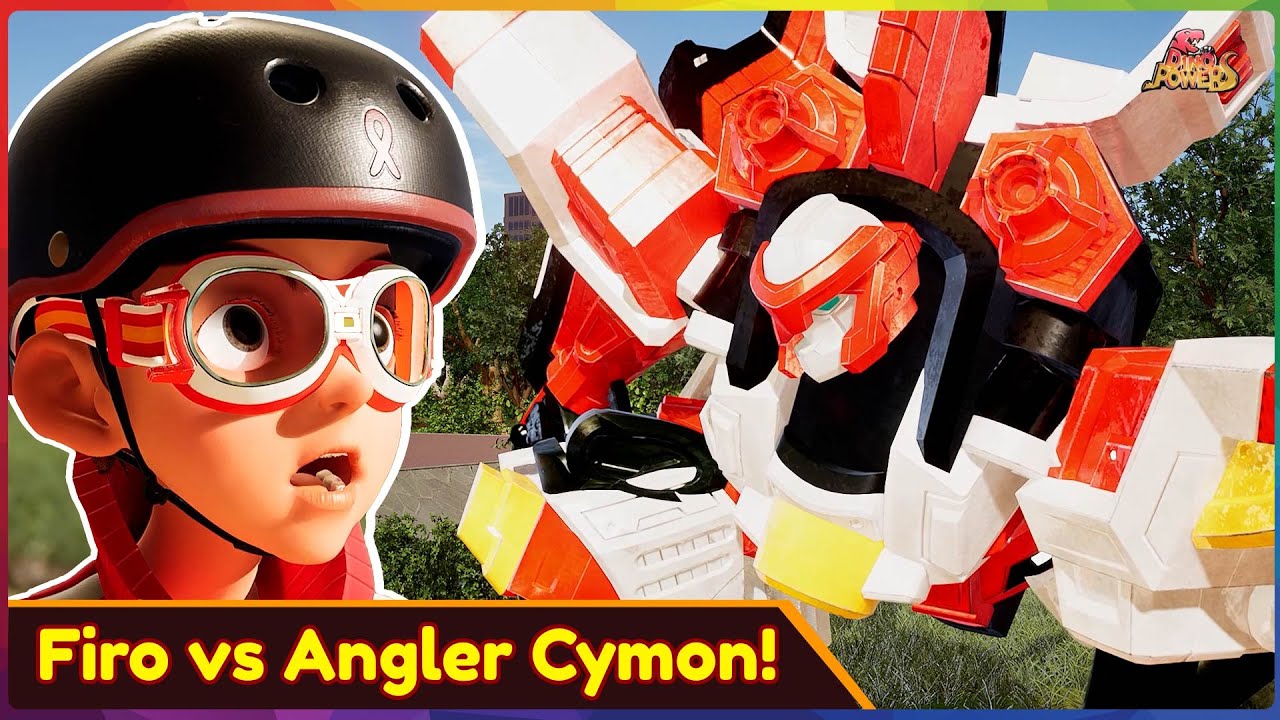 Dinopowers in Action! Tyranno vs Angler Cymon - YouTube