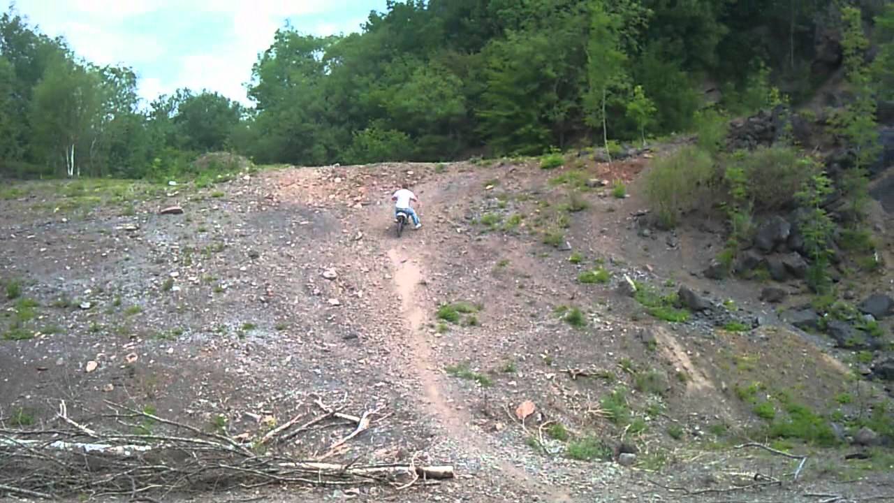 Welsh Pit Bike Hill Climb - YouTube