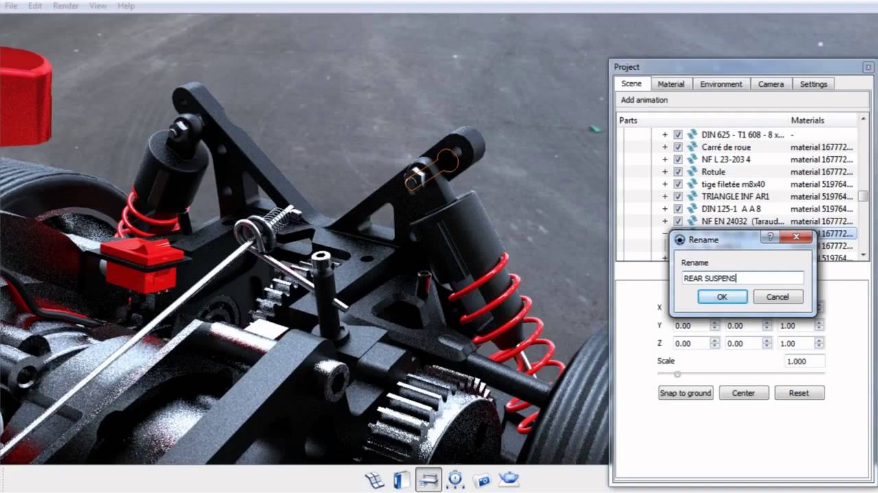 KeyShot 3 - Part Rotation - YouTube