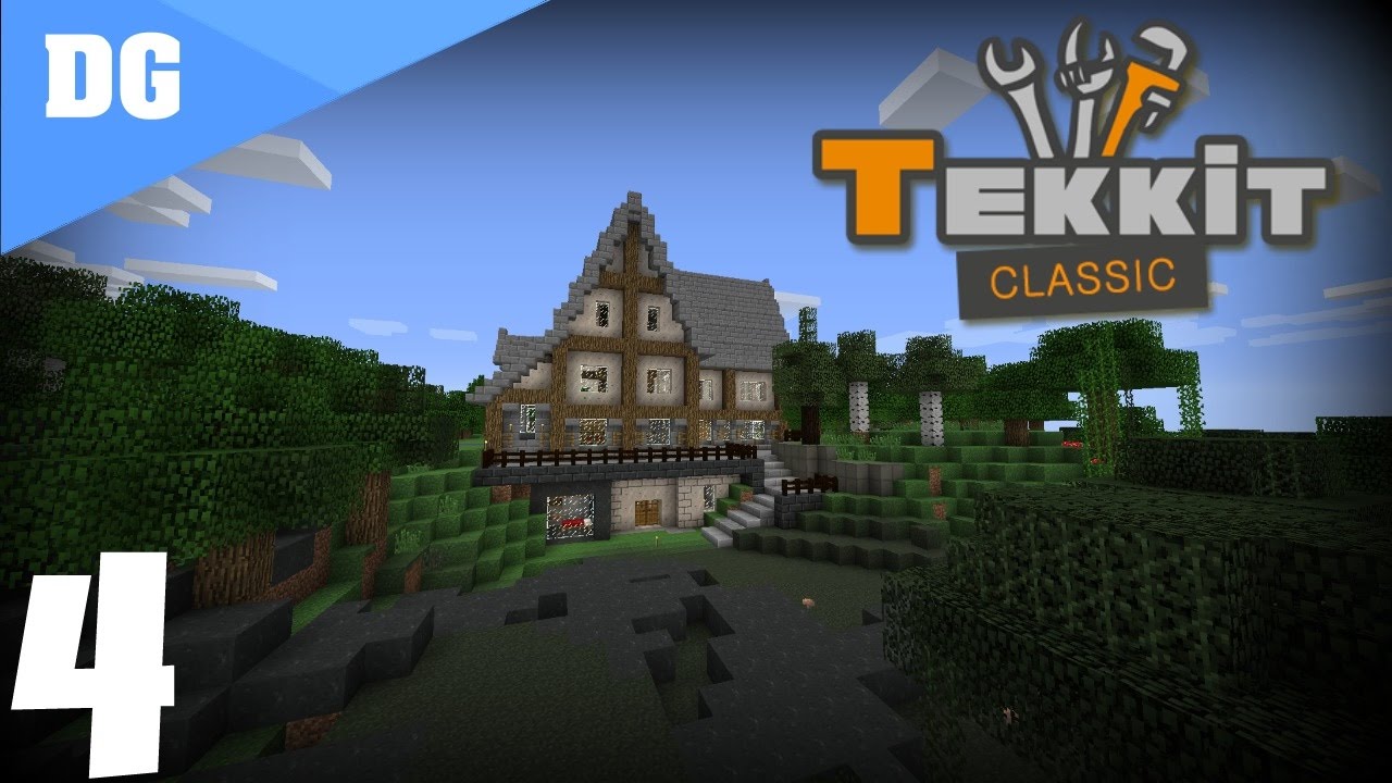 Minecraft Tekkit Classic - Episode 4 - "AN UNEXPECTED VISITOR ...
